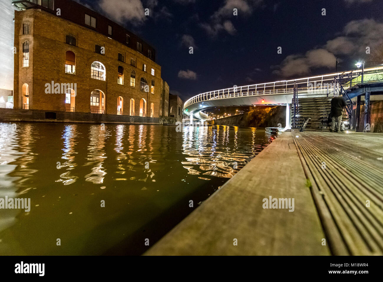 Castle Park Bridge, new serpentine footbridge, and Finzels Reach at ...