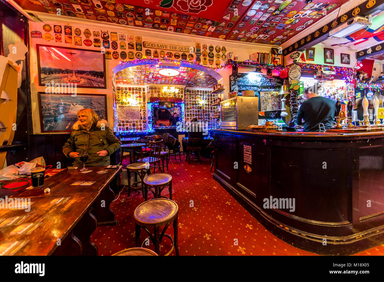 The Cornubia city centre public house, Temple Street, Bristol, UK Stock ...