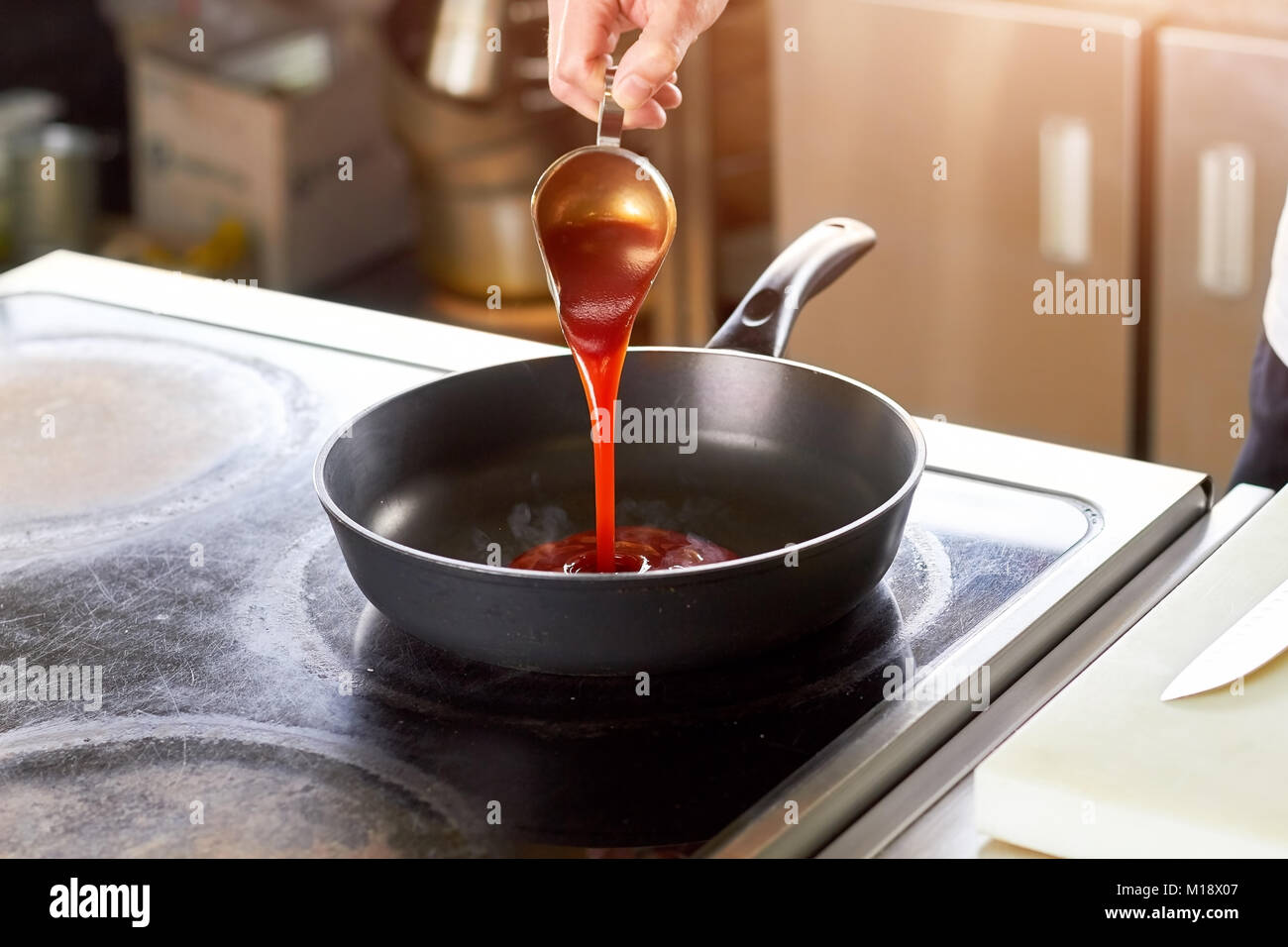 Red sauce drip hi-res stock photography and images - Alamy