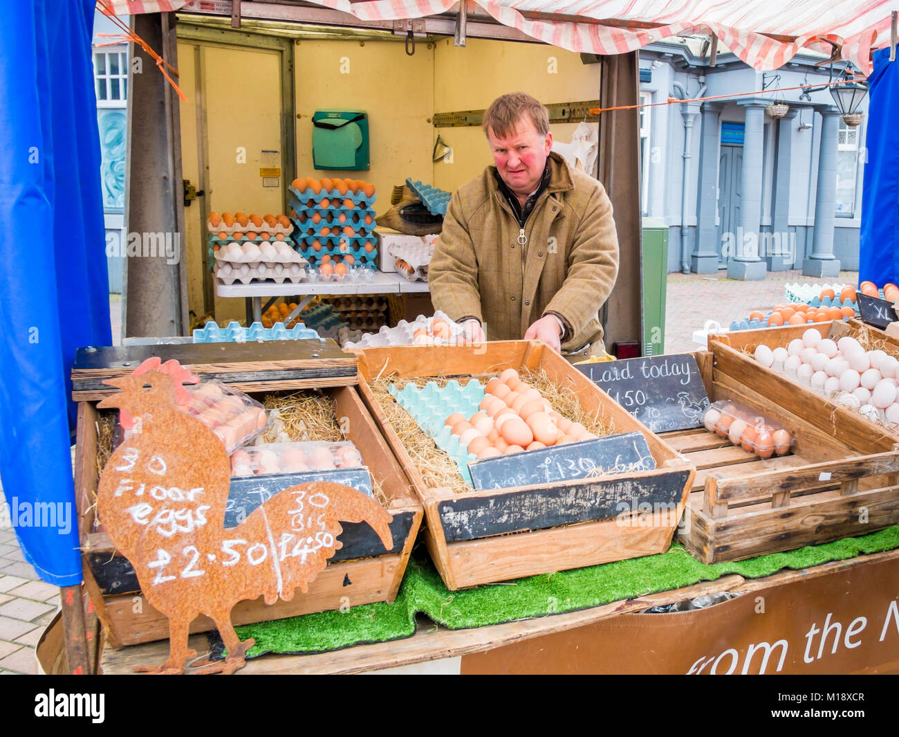 Man with hen hi-res stock photography and images - Alamy
