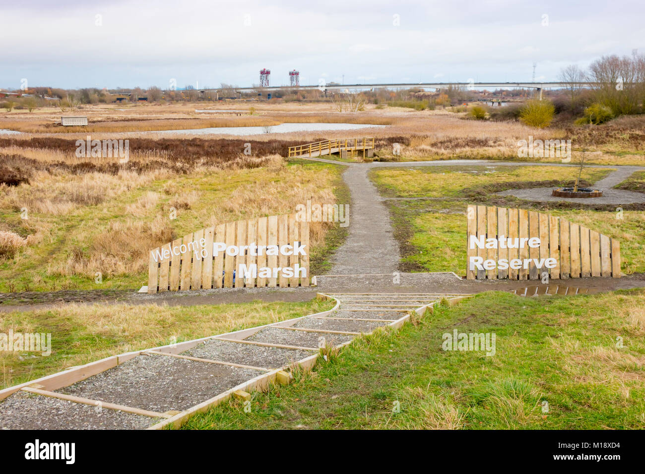 Entrance portrack marsh hi-res stock photography and images - Alamy