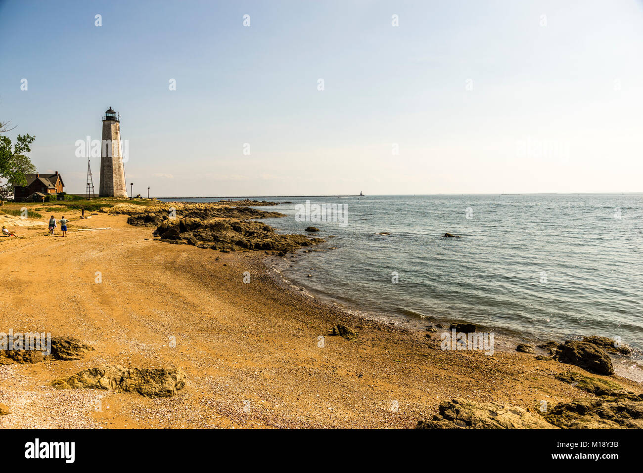 Lighthouse point park new haven hi-res stock photography and images - Alamy