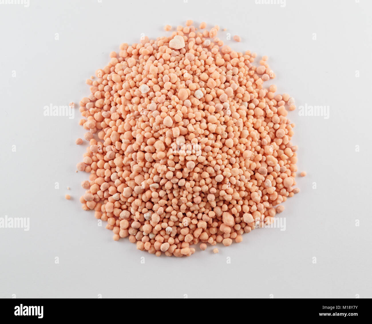 Heap of composite mineral fertilizers. Top view Stock Photo - Alamy