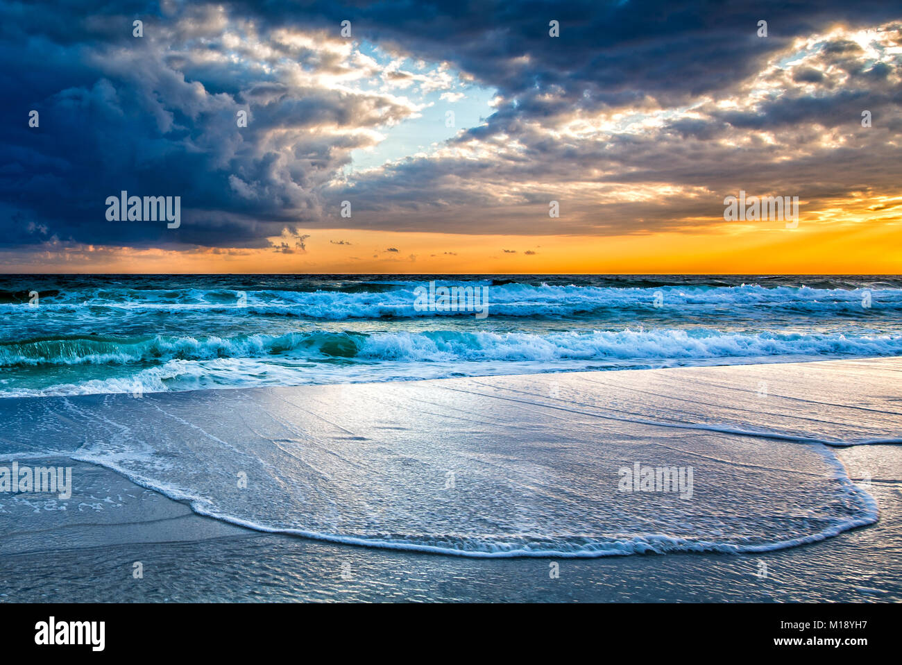 Stormy Sunset Destin Stock Photo - Alamy