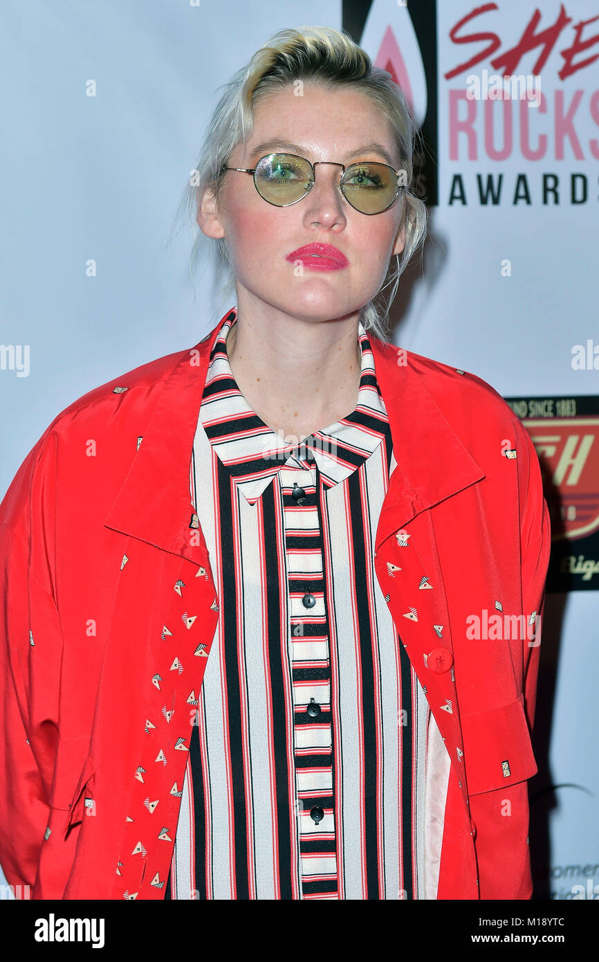 Sarah Jaffe attends the 6th Annual She Rocks Awards 2018 at House of ...