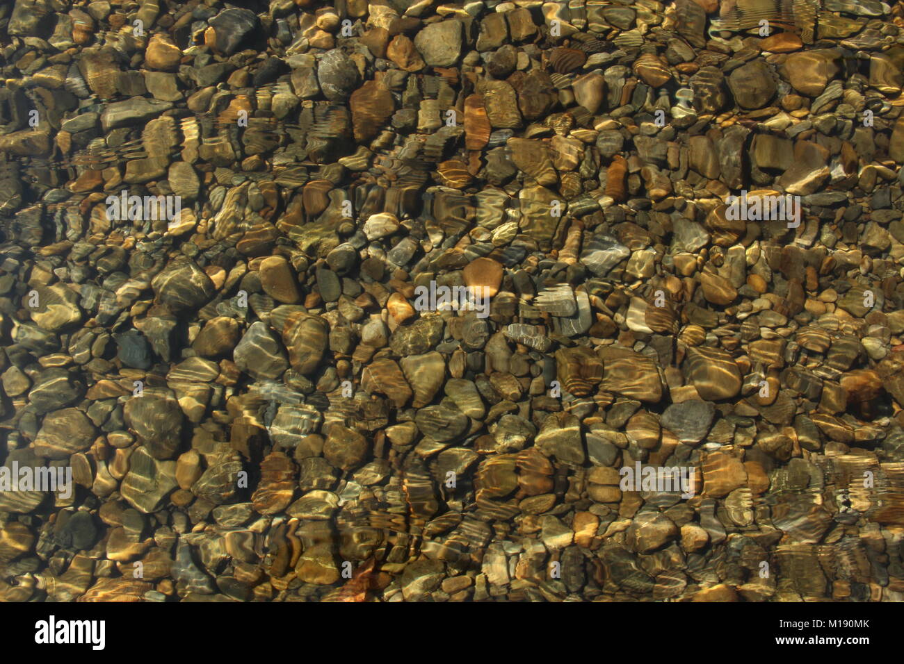 River ripples over stones Stock Photo - Alamy