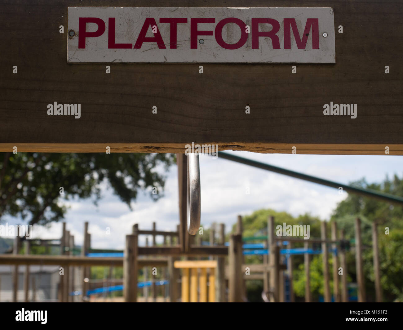 Playground sign hi-res stock photography and images - Alamy