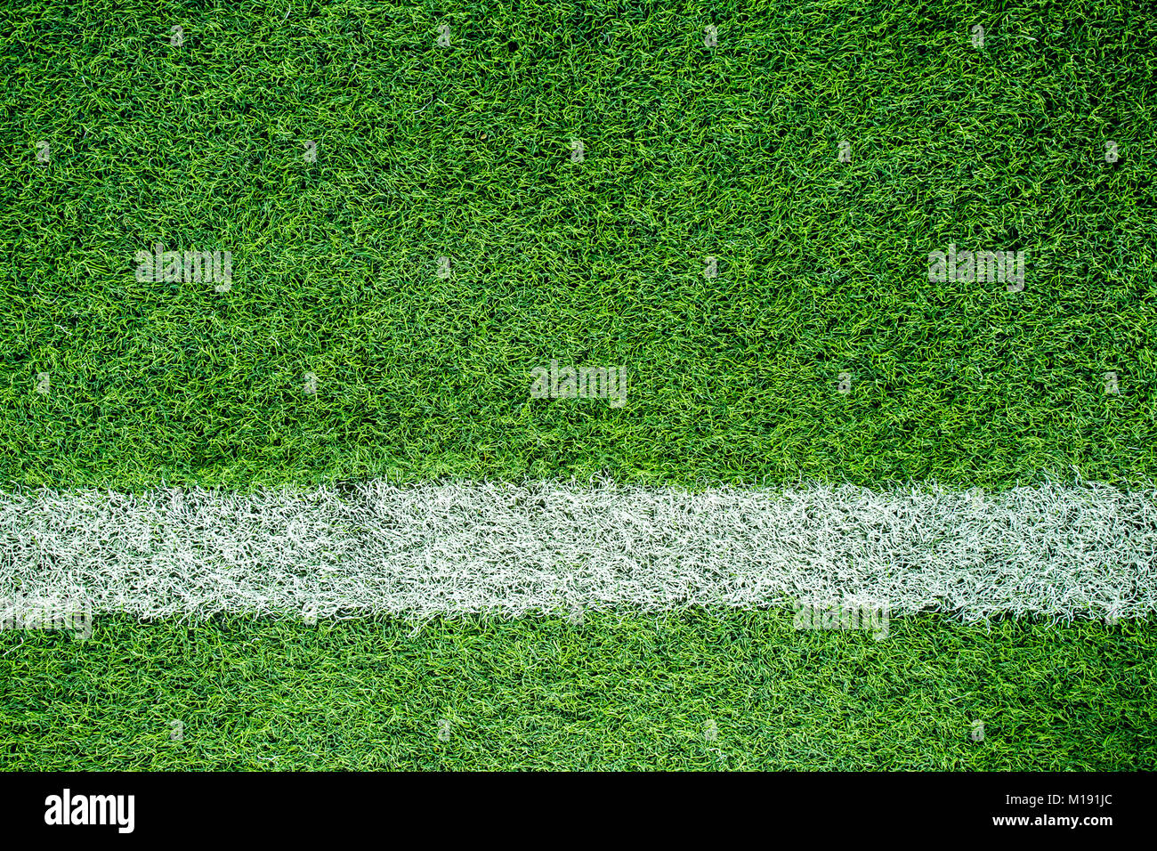 white stripe on soccer field Stock Photo - Alamy