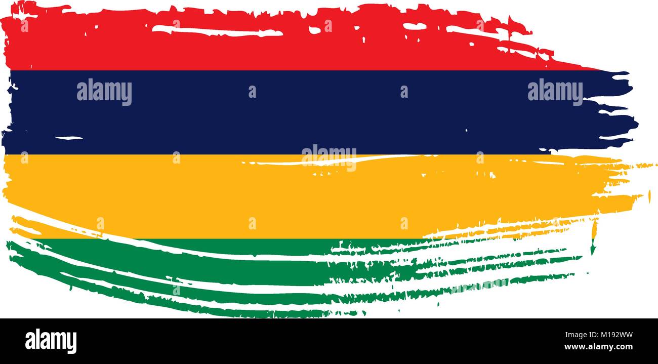 Mauritius flag, vector illustration Stock Vector Image & Art - Alamy