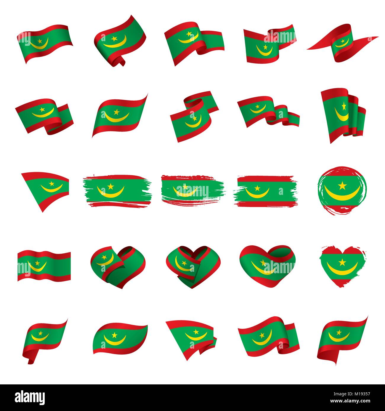 Mauritania flag, vector illustration Stock Vector Image & Art - Alamy
