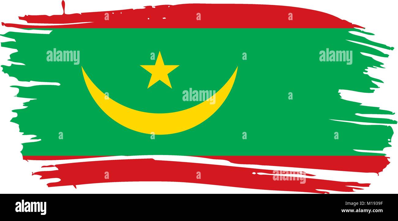 Mauritania flag, vector illustration Stock Vector Image & Art - Alamy