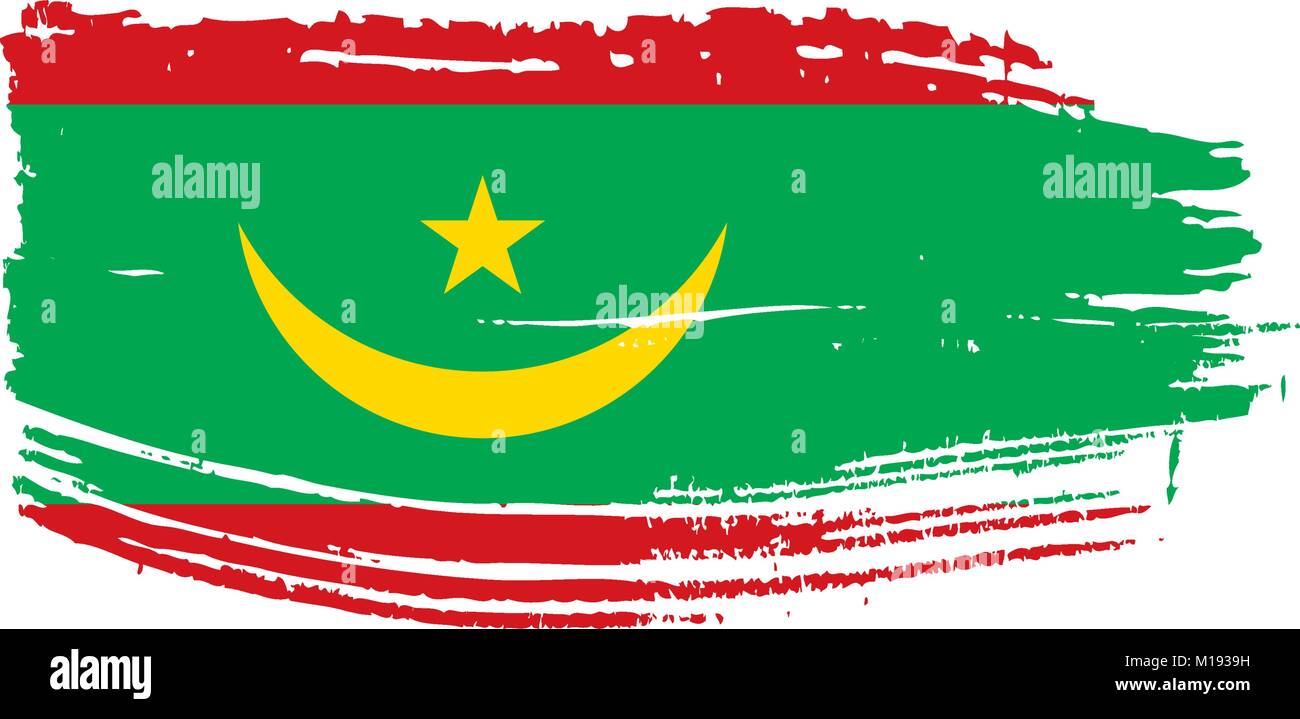Mauritania flag, vector illustration Stock Vector Image & Art - Alamy