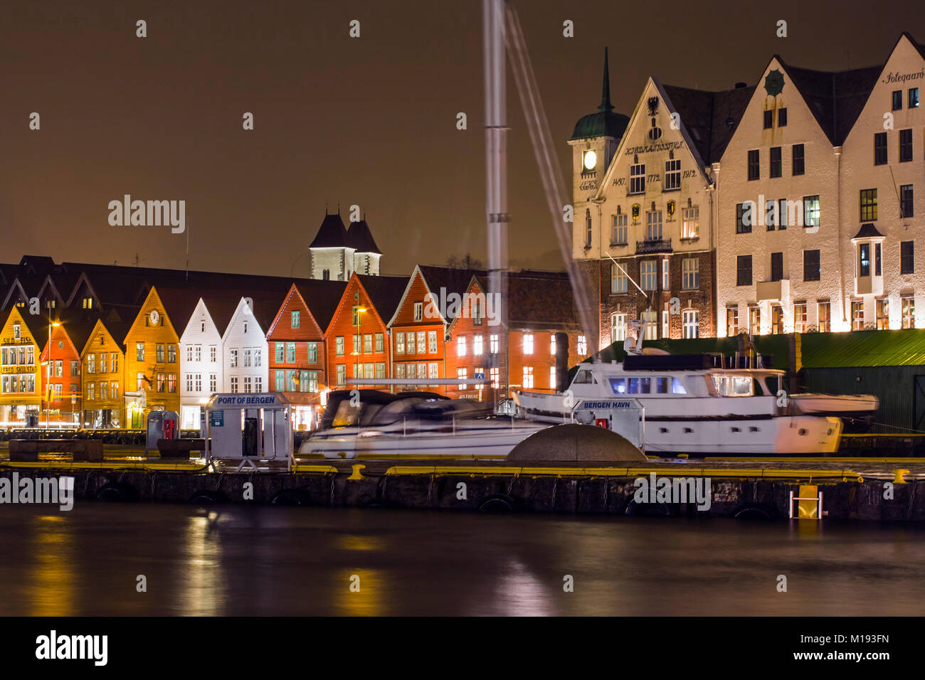 Historic Hanseatic wooden waterfront commercial buildings of World ...