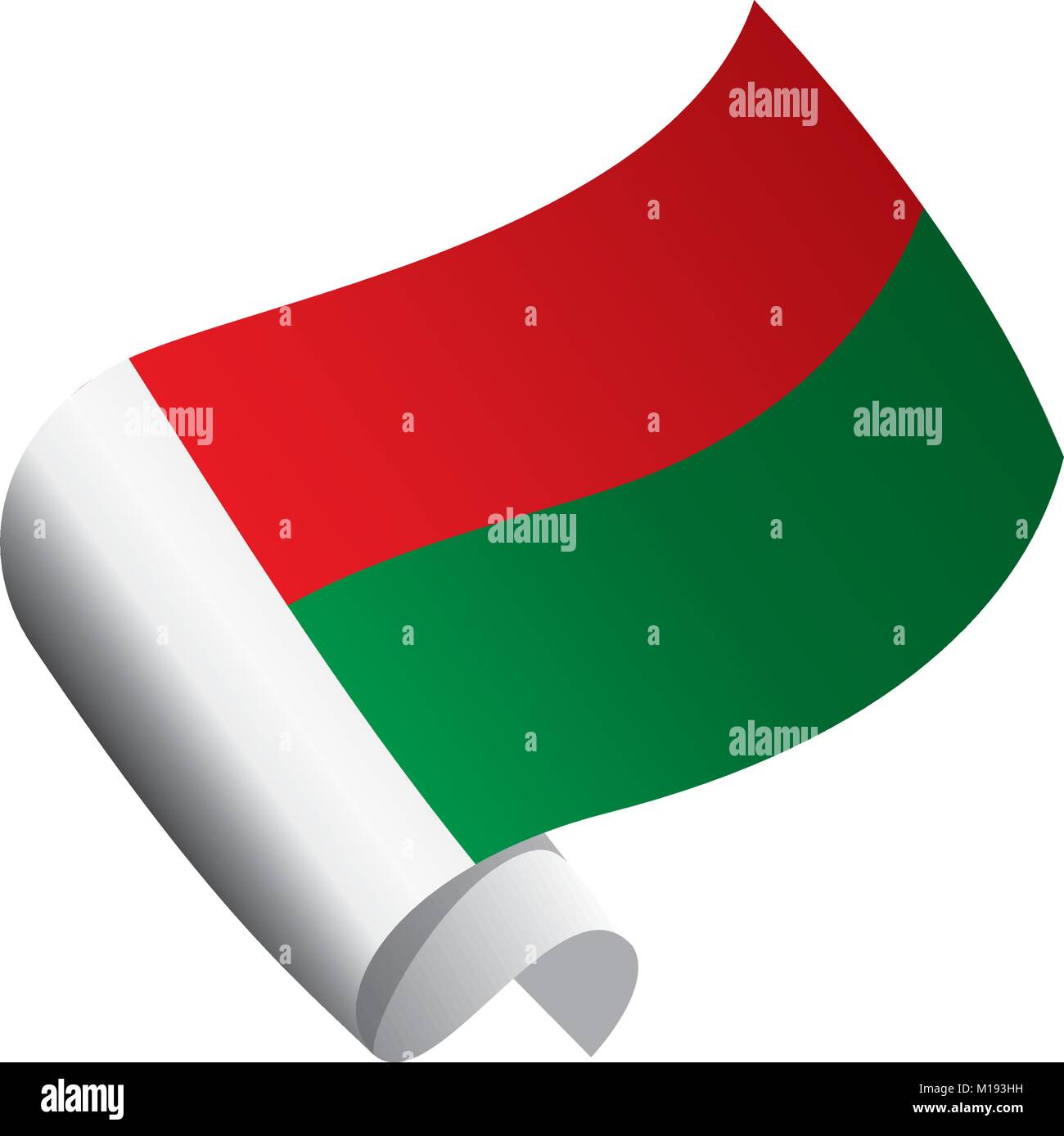 Madagascar flag, vector illustration Stock Vector Image & Art - Alamy