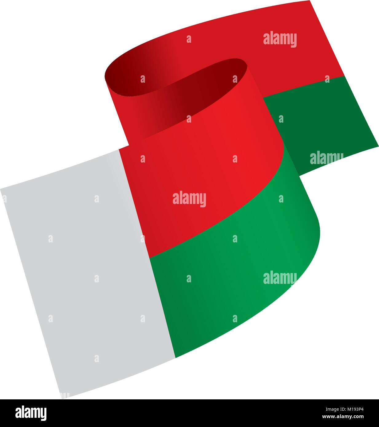 Madagascar flag, vector illustration Stock Vector Image & Art - Alamy