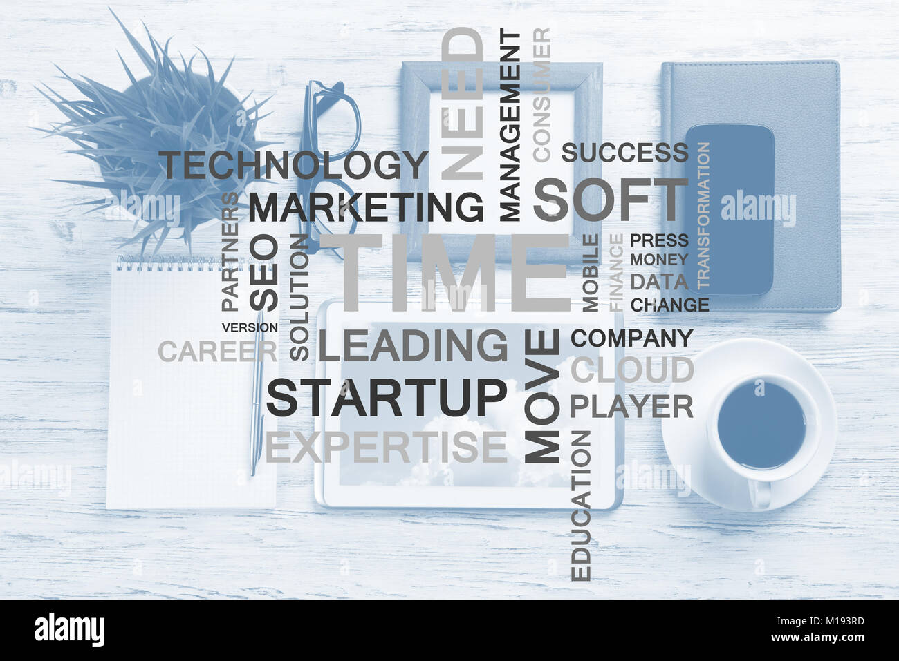 Modern workplace concept Stock Photo - Alamy