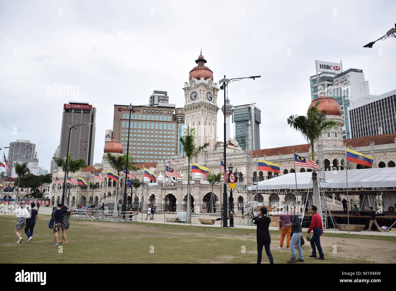 View of Merdeka square in Kuala Lumpur, Malaysia Stock Photo - Alamy