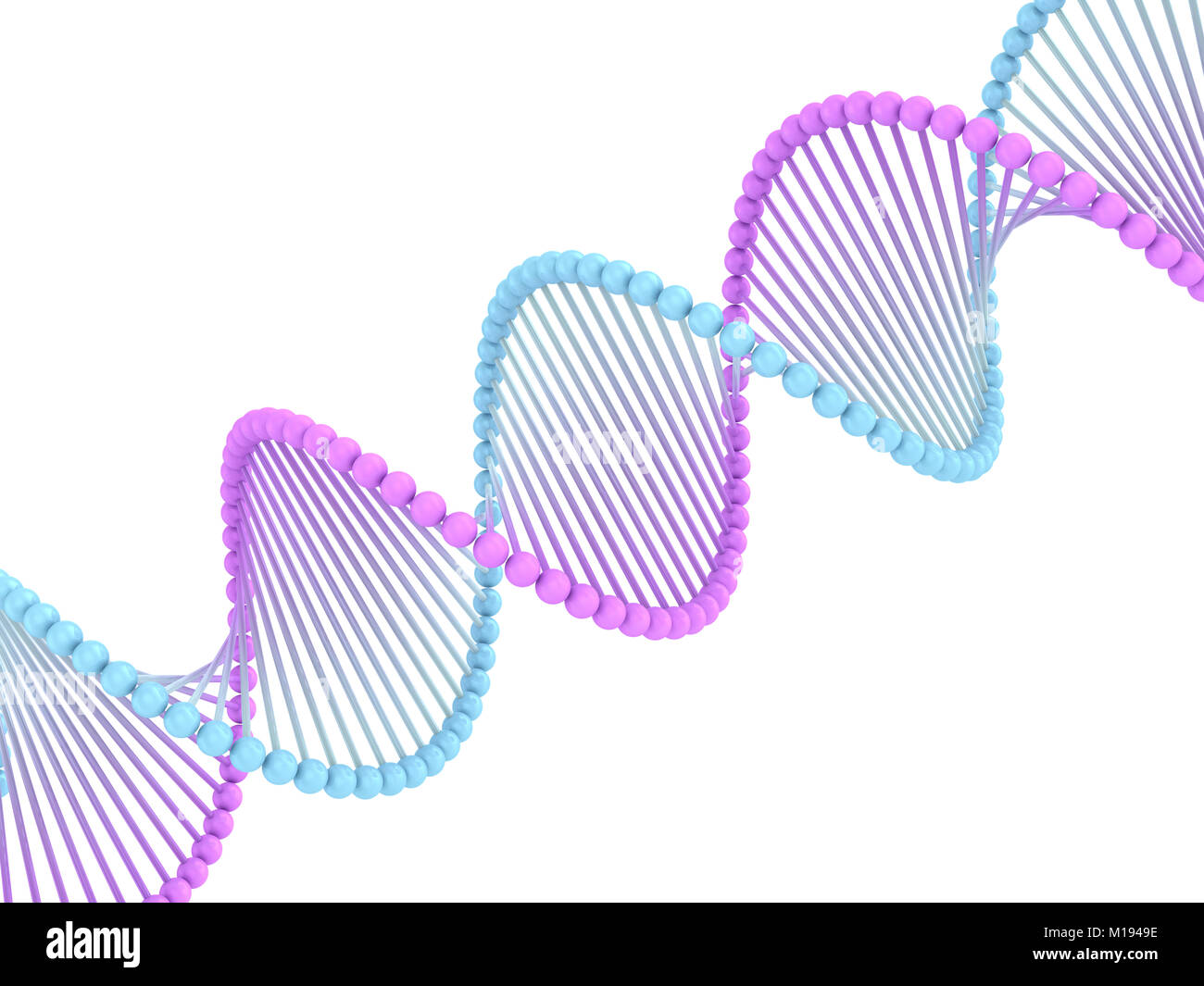 DNA chain. Abstract scientific background. Beautiful illustraion ...