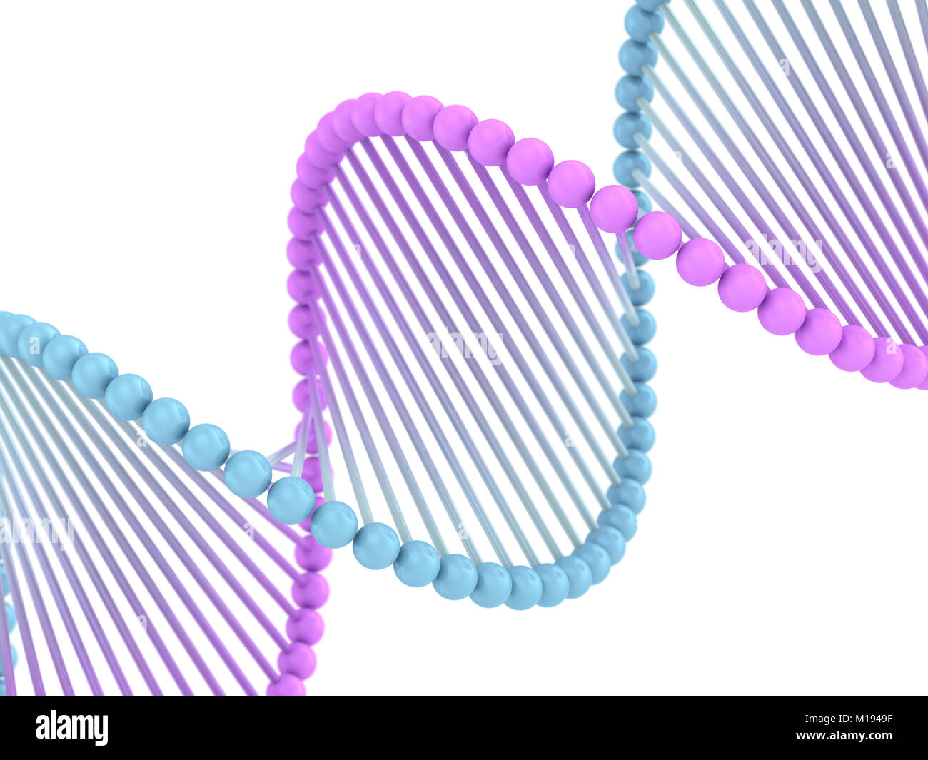 DNA chain. Abstract scientific background. Beautiful illustraion ...