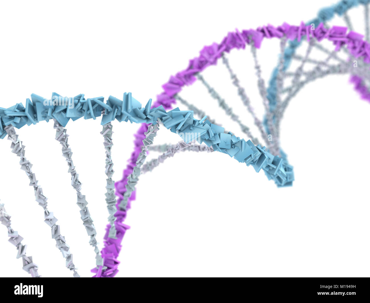 DNA chain. Abstract scientific background. Beautiful illustraion ...