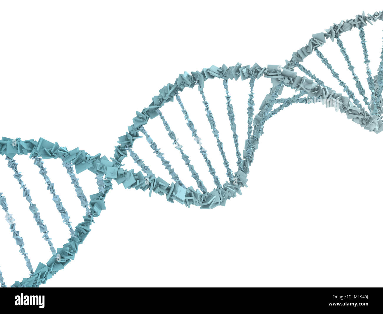 DNA chain. Abstract scientific background. Beautiful illustraion ...