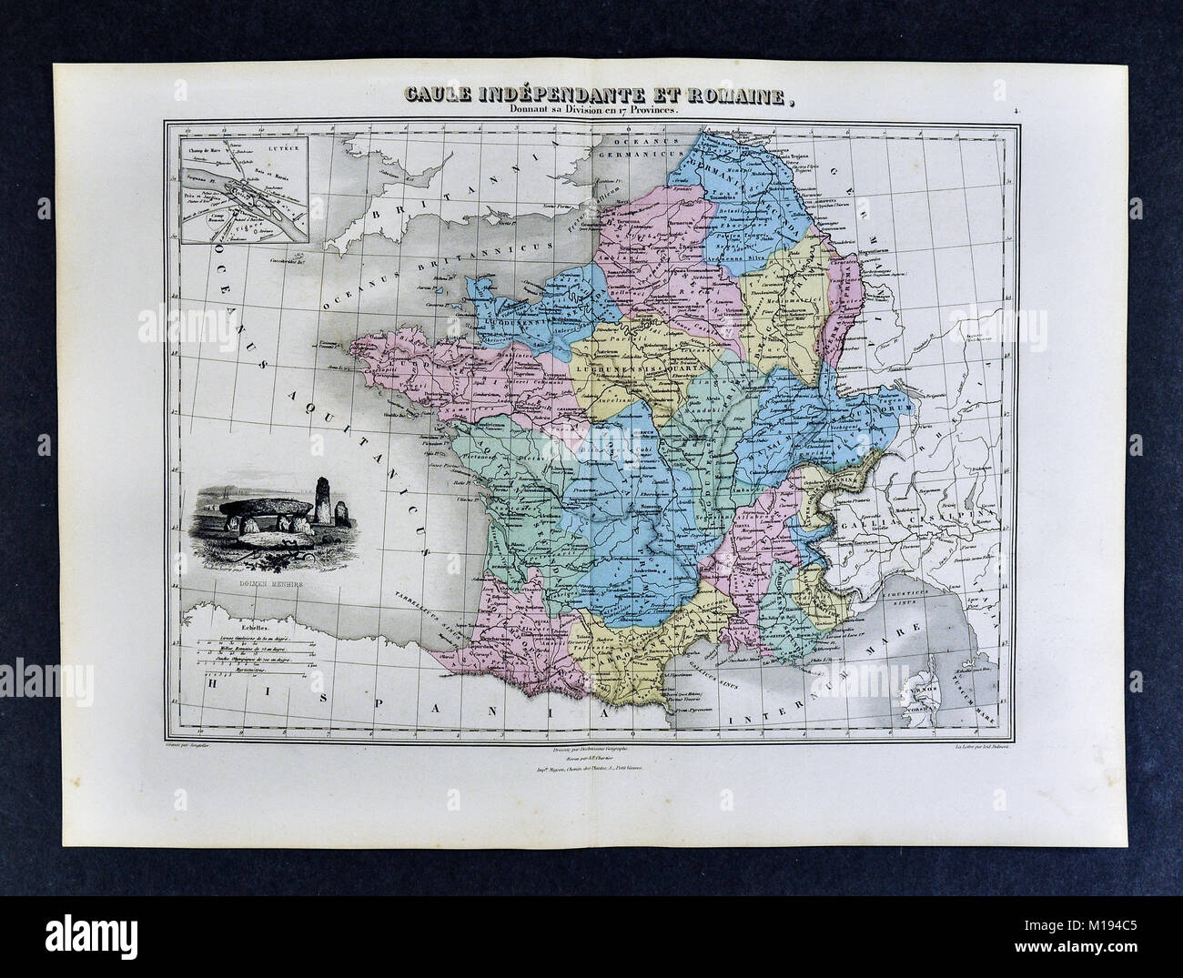 Roman map old hi-res stock photography and images - Alamy