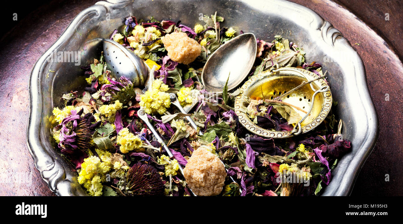 herbal dry tea Stock Photo - Alamy