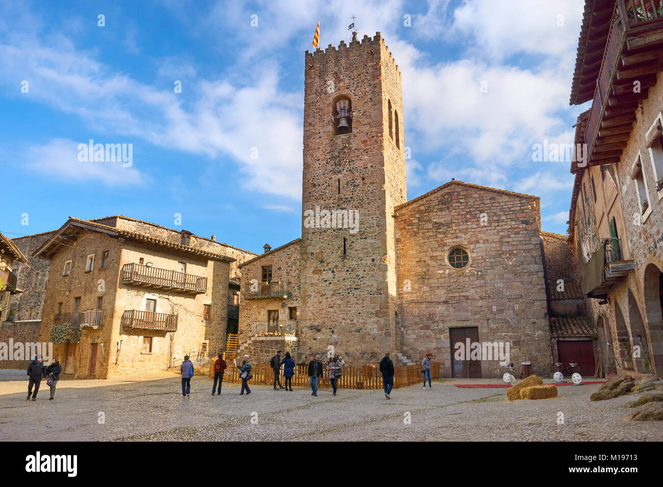 Santa Pau, Catalonia, Spain Stock Photo - Alamy