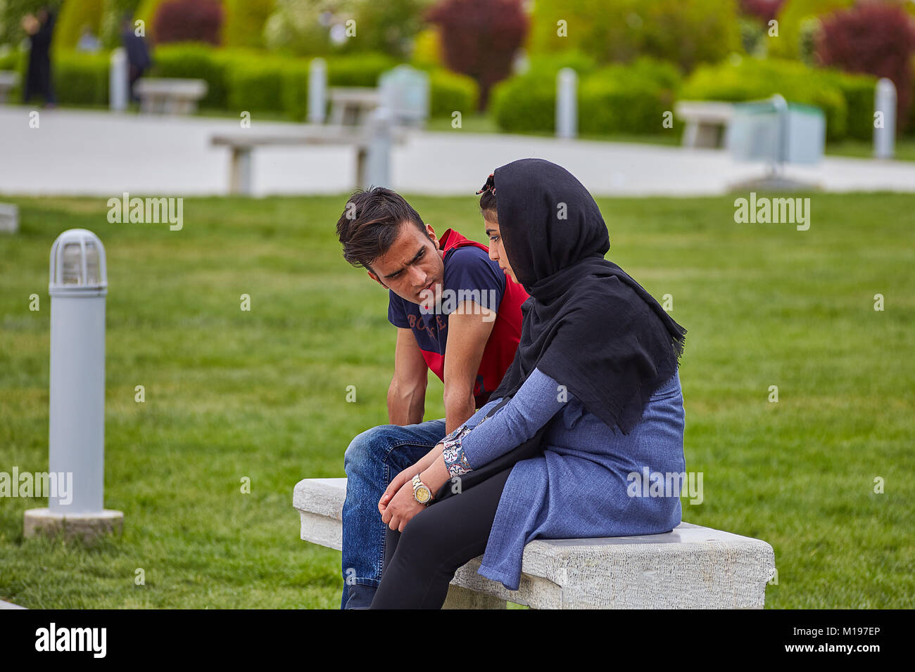 Young iranian couple hi-res stock photography and images - Alamy