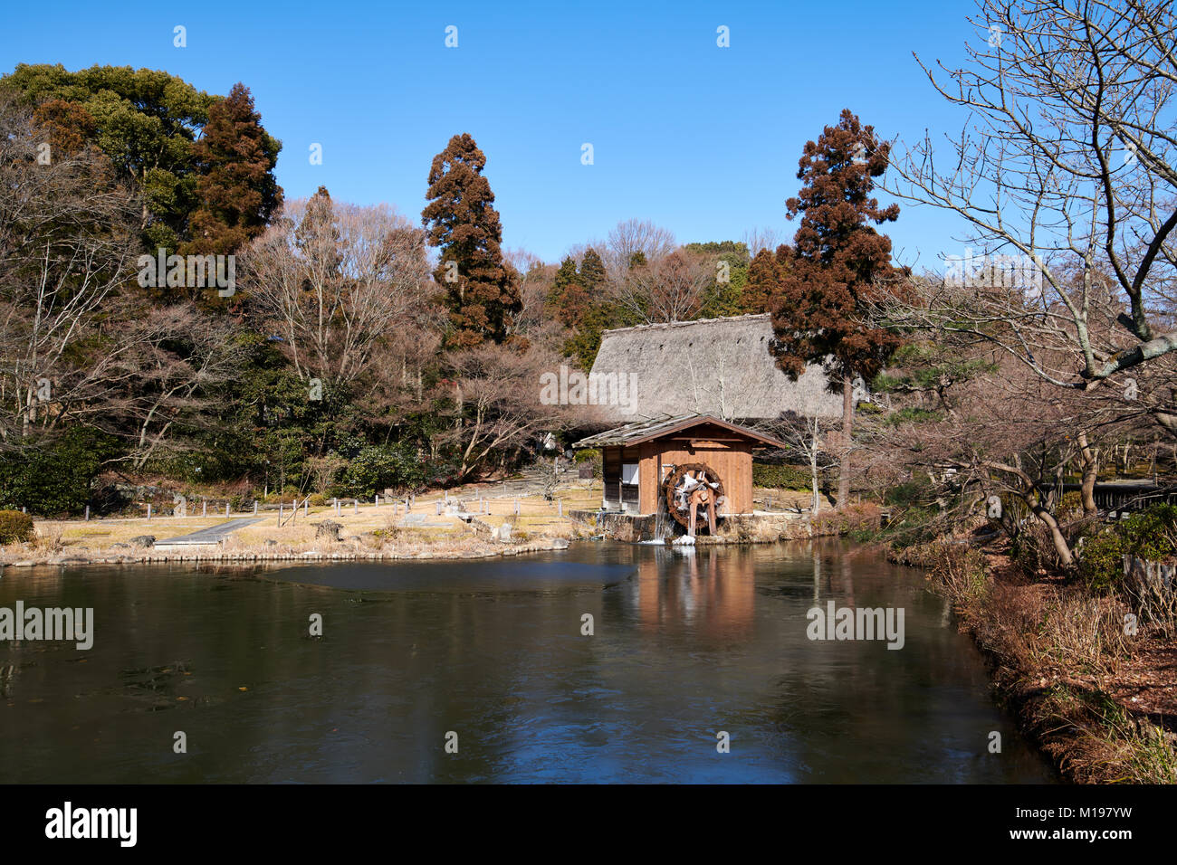 Traditional Japanese Gassho style house Stock Photo - Alamy