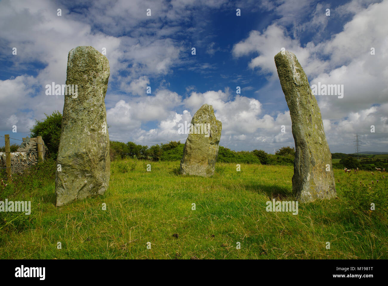 Meini Hirion, Three Sisters Standing Stones, Llanfechell, Anglesey ...
