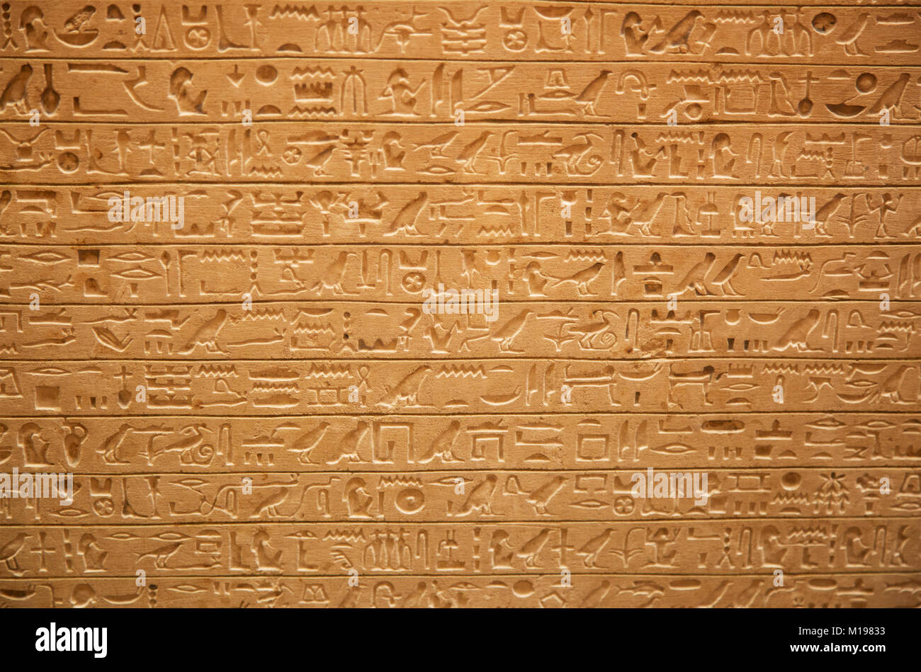 Egyptian hieroglyphs on the wall Stock Photo - Alamy