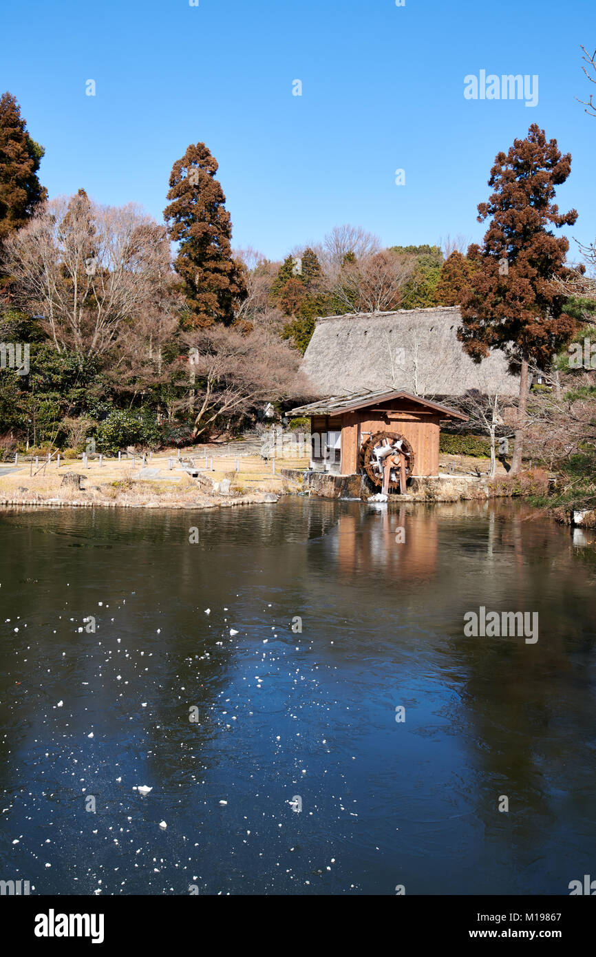 Traditional Japanese Gassho style house Stock Photo - Alamy