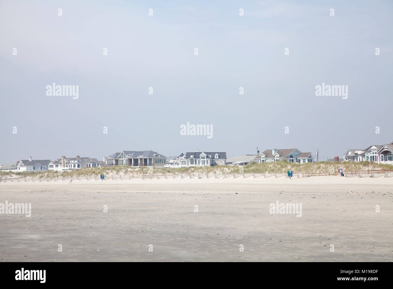 Homes on The Beach at Stone Harbor in NJ, USA Stock Photo - Alamy