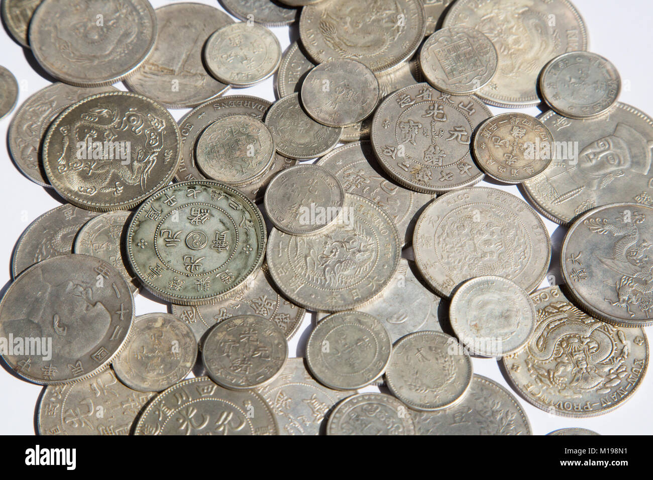 Huge pile of the China coins Stock Photo - Alamy