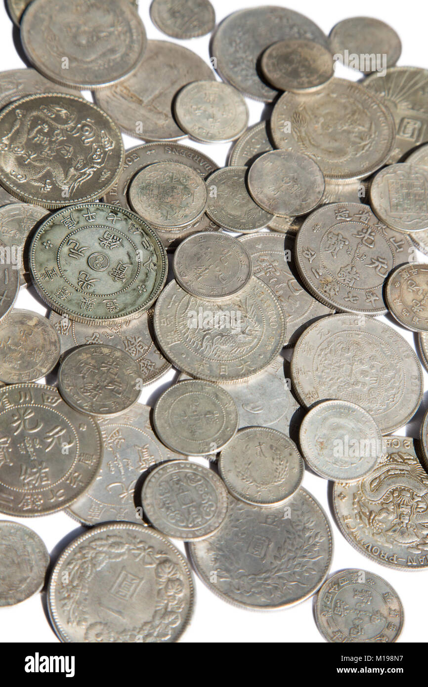 Huge pile of the China coins Stock Photo - Alamy