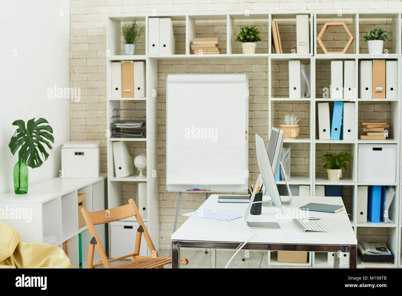 Office Workplace Background Stock Photo - Alamy