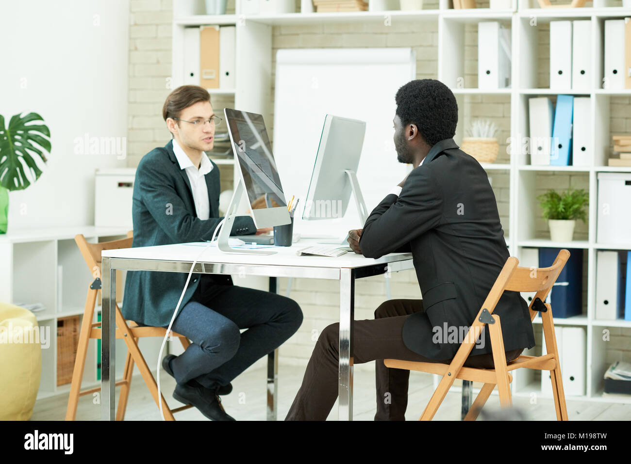 Team young professionals collaborating hi-res stock photography and ...