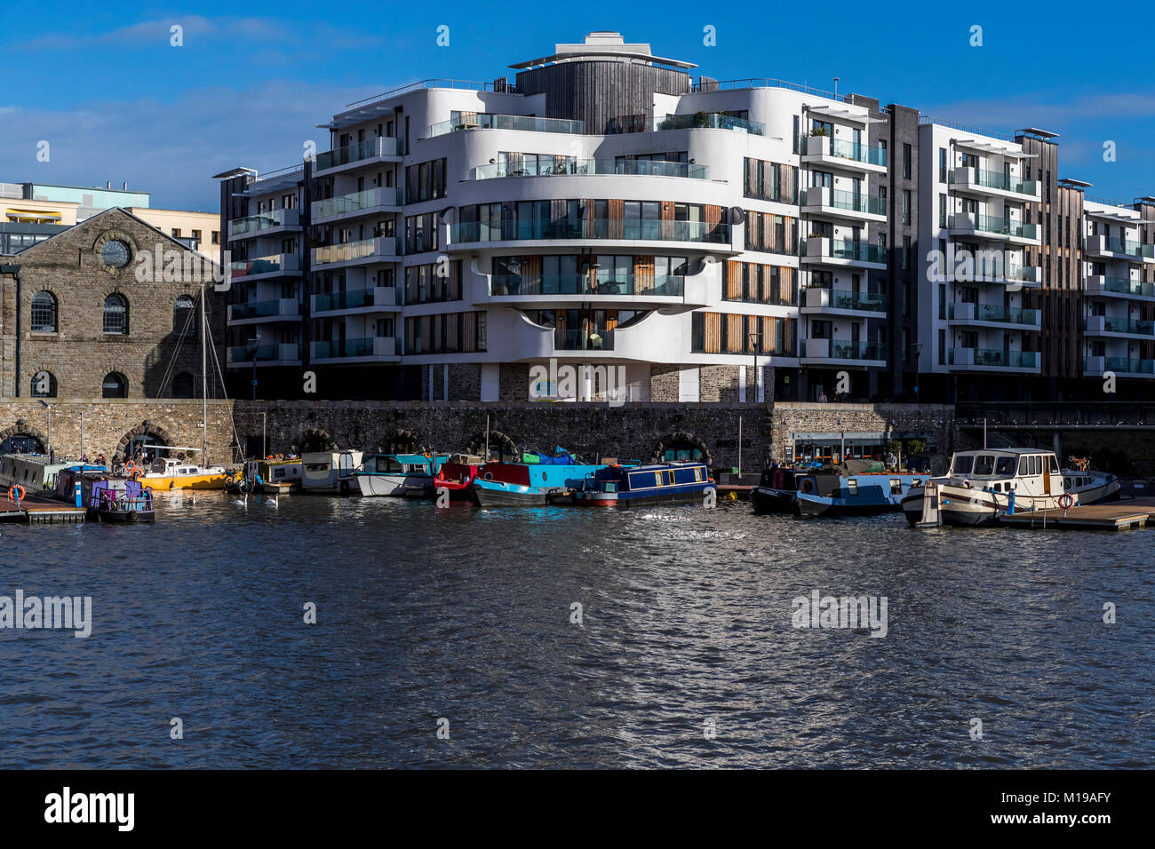 Hanover Quay apartments development. Bristol, UK Stock Photo - Alamy