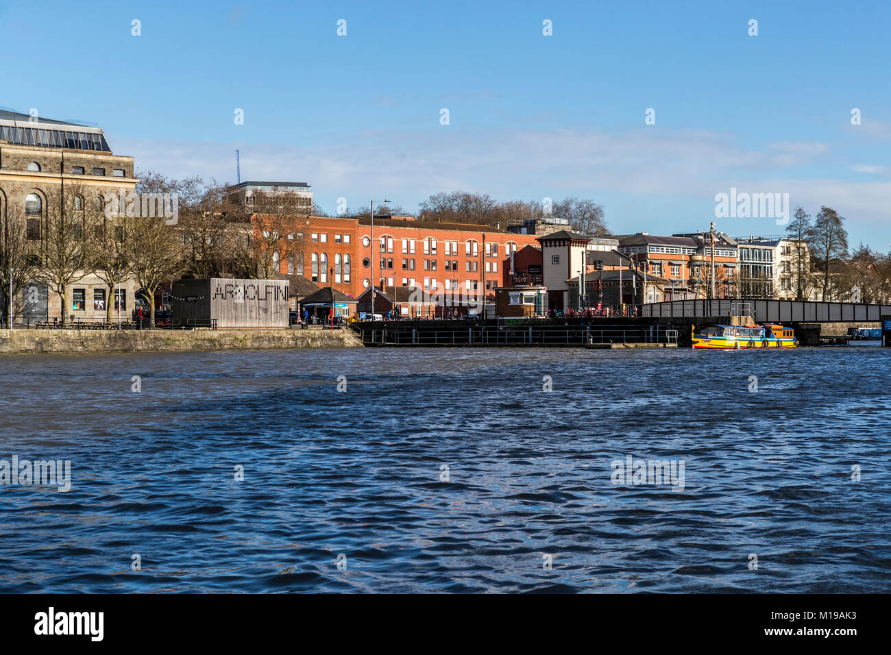 Bristol ferry at the Prince Street bridge. Bristol, UK Stock Photo - Alamy