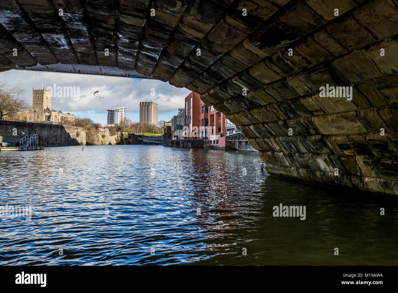 Castle Park Bridge at Finzels Reach, Bristol, UK Stock Photo - Alamy