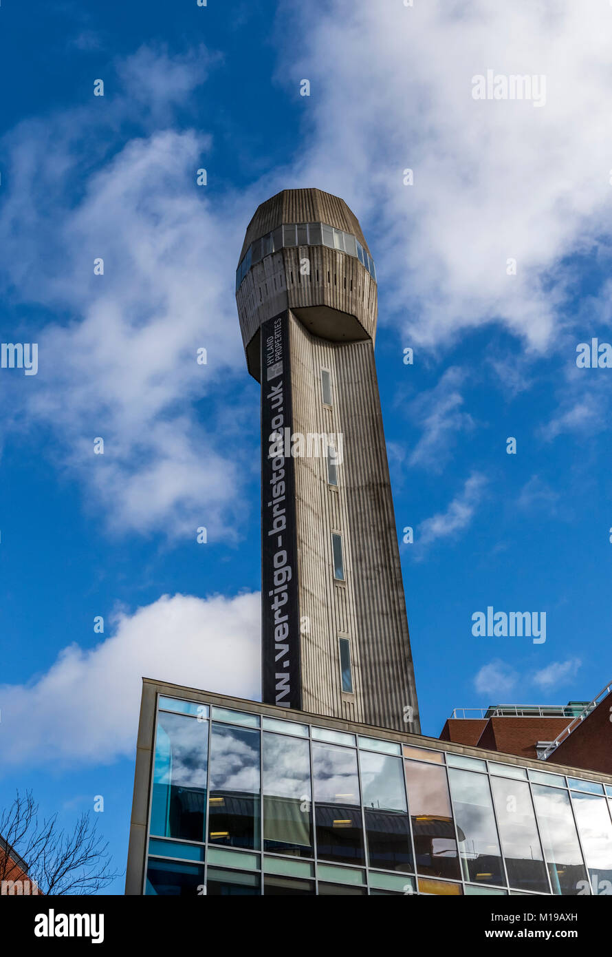 Vertigo Shot Tower, Temple Meads, Bristol, UK Stock Photo - Alamy
