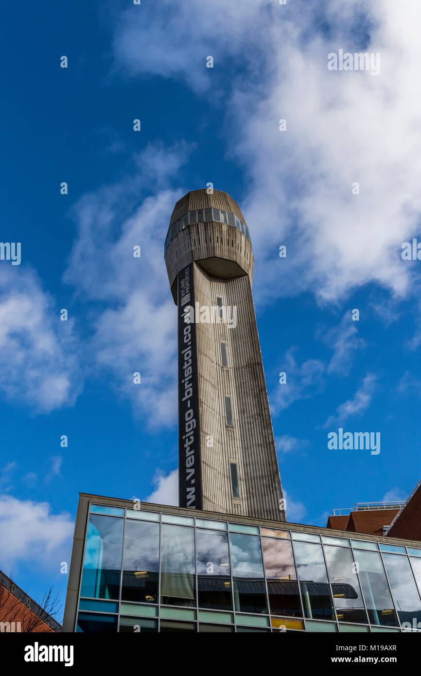 Vertigo Shot Tower, Temple Meads, Bristol, UK Stock Photo - Alamy
