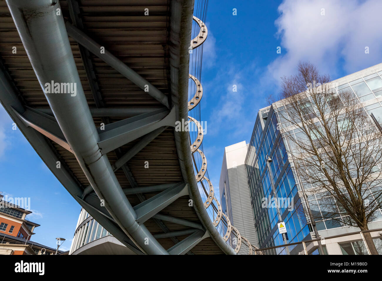The Valentine Bridge, Temple Meads Landing, Bristol, UK Stock Photo - Alamy
