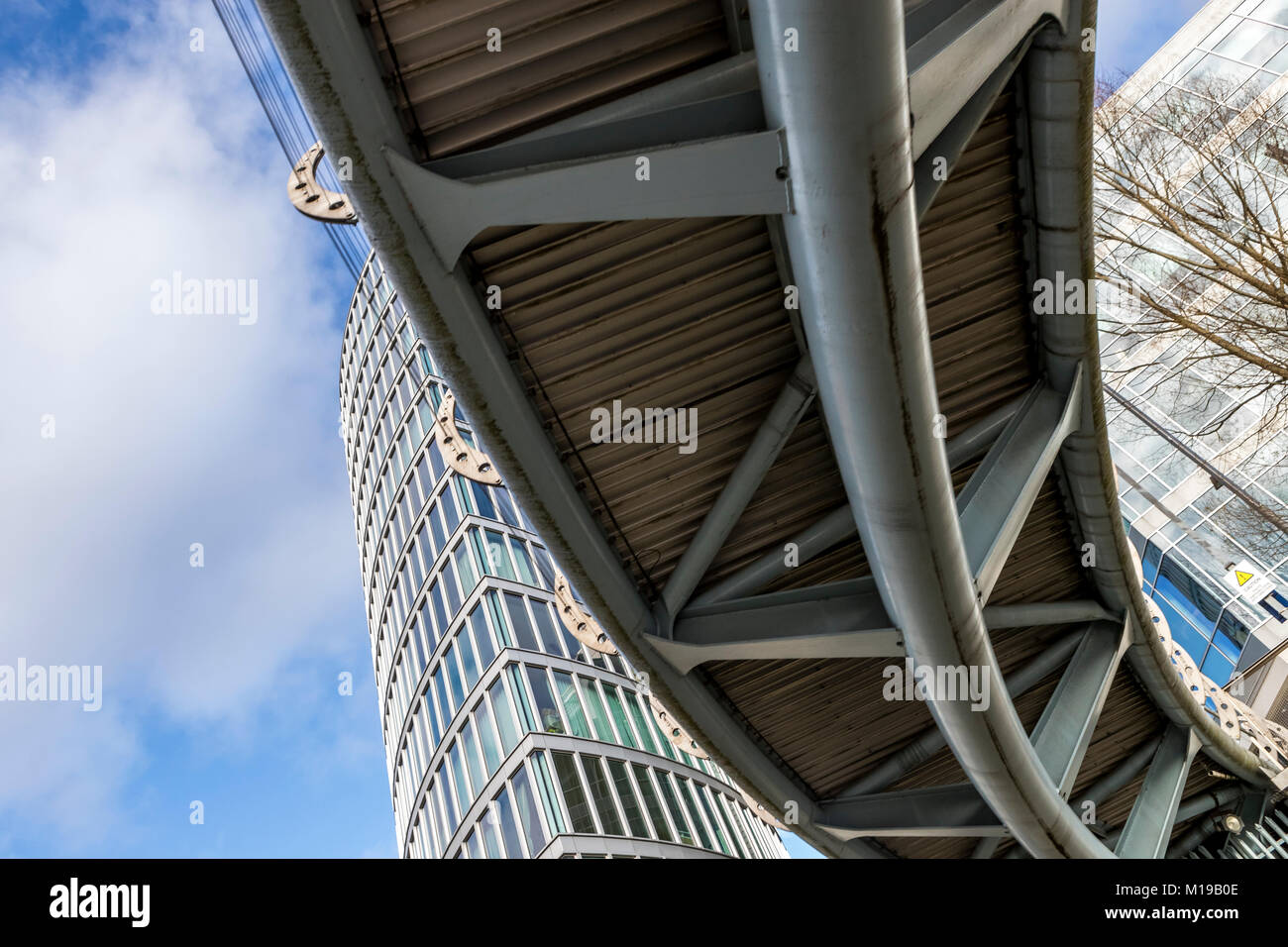 The Valentine Bridge, Temple Meads Landing, Bristol, UK Stock Photo - Alamy