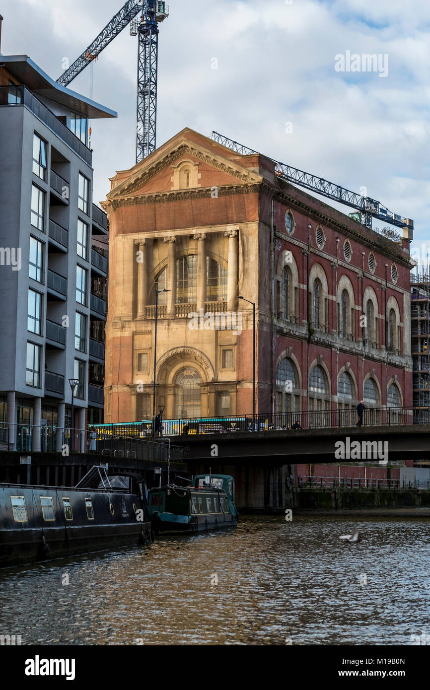 The Finzels Reach development and Castle Bridge, Bristol, UK Stock ...