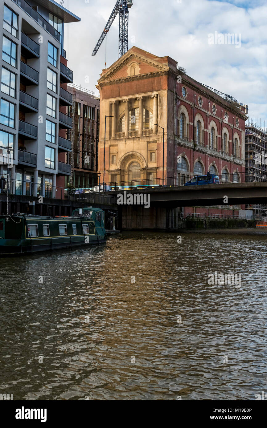 The Finzels Reach development and Castle Bridge, Bristol, UK Stock ...