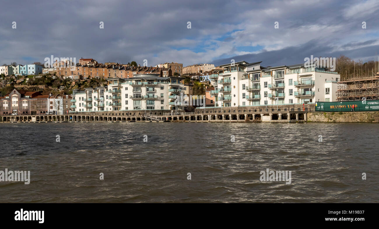 Hanover Quay apartments development. Bristol, UK Stock Photo - Alamy