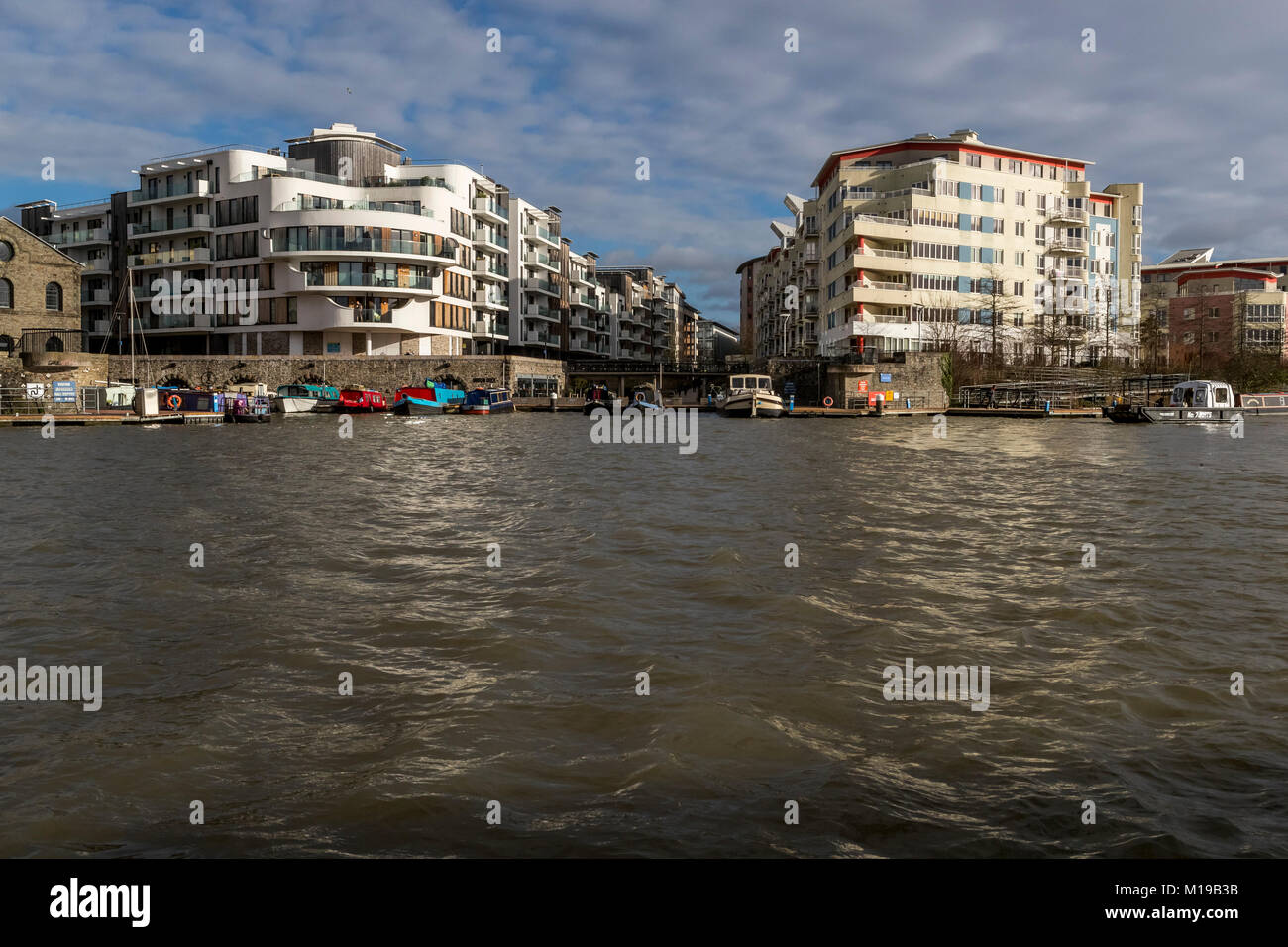 Hanover Quay apartments development. Bristol, UK Stock Photo - Alamy