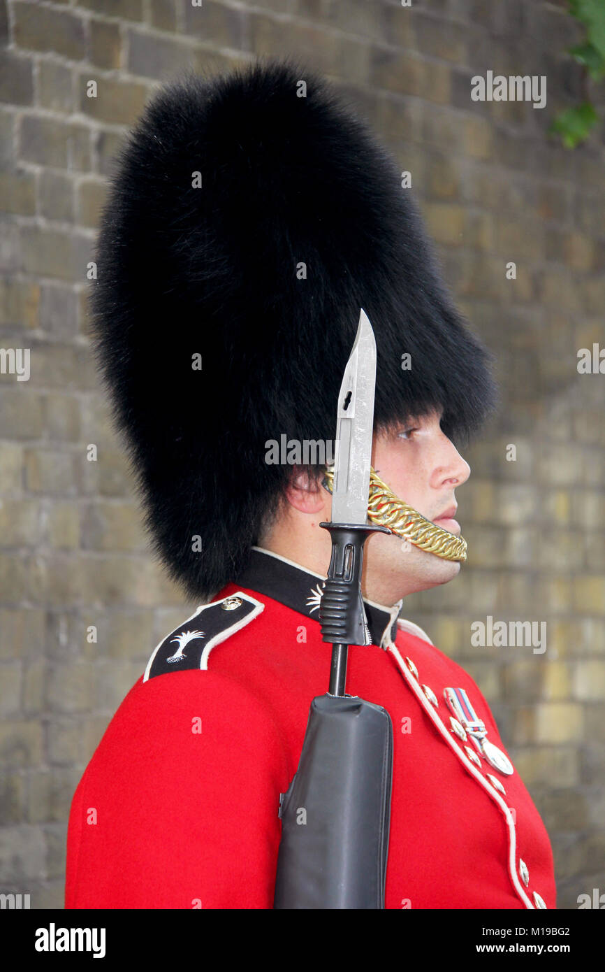 Queen red box buckingham palace hi-res stock photography and images - Alamy